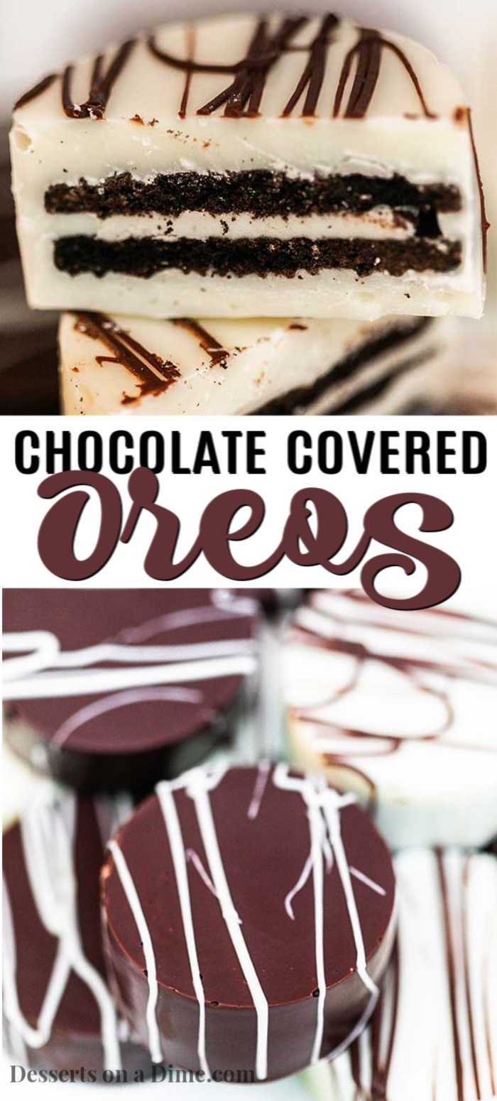 How to make chocolate covered oreos - Only 3 ingredients!