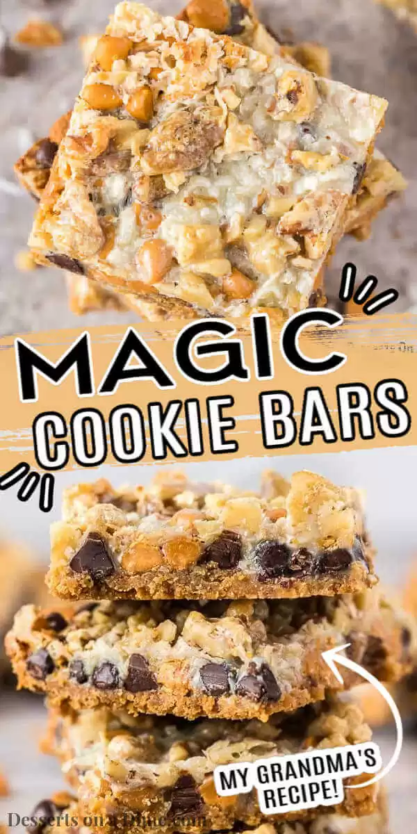 Magic cookie bars recipe - easy and delicious magic bars