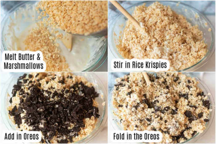 Oreo rice krispie treats - delicious oreo rice krispies