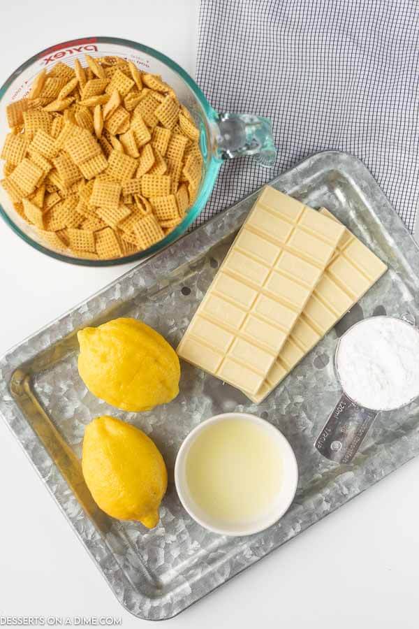 Lemon Puppy Chow - delicious lemon puppy chow recipe