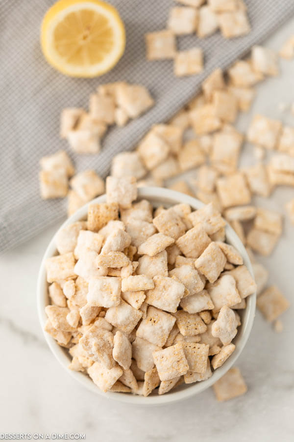 Lemon Puppy Chow - delicious lemon puppy chow recipe