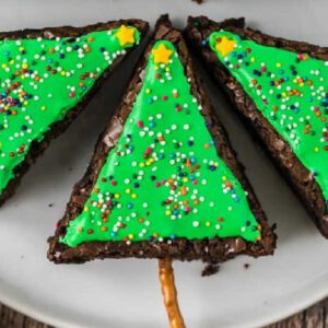 Christmas tree brownies - How to make Christmas tree brownies