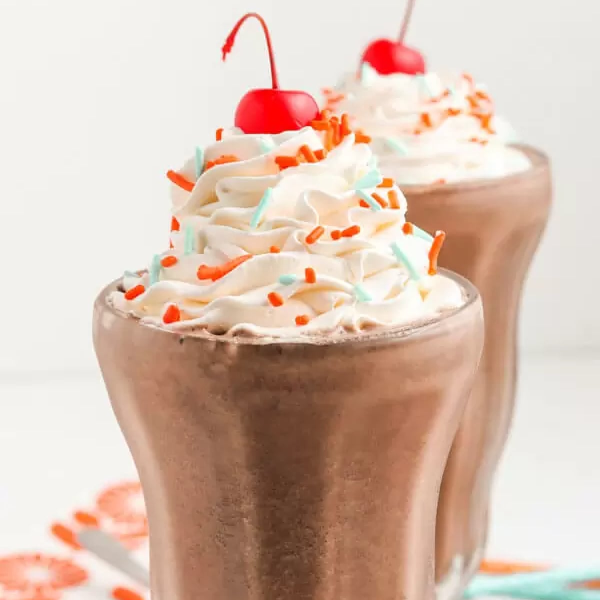 Chocolate Milkshake - Desserts on a Dime