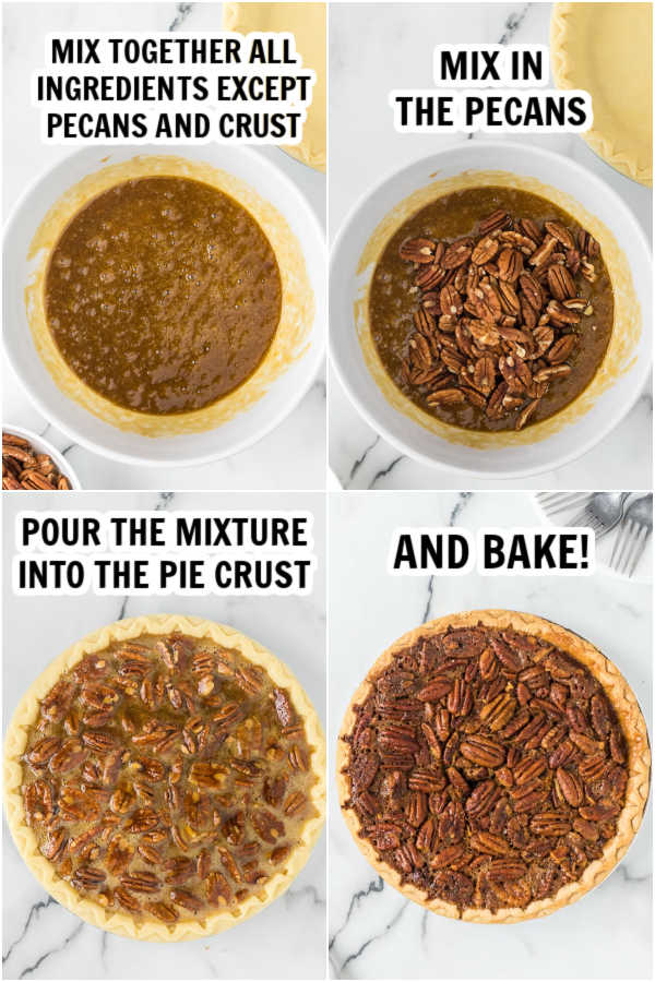 Easy pecan pie recipe - the absolute best pecan pie recipe