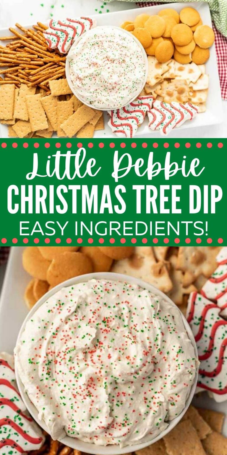 Little Debbie Christmas Tree Dip & VIDEO -Christmas tree cake dip