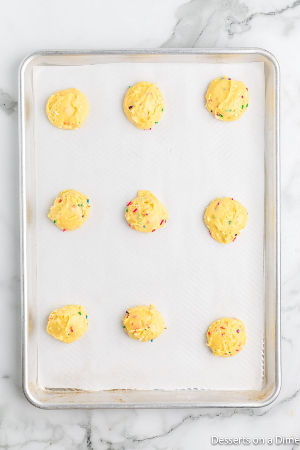 Yellow Cake Mix Cookies and Video - Desserts on a Dime