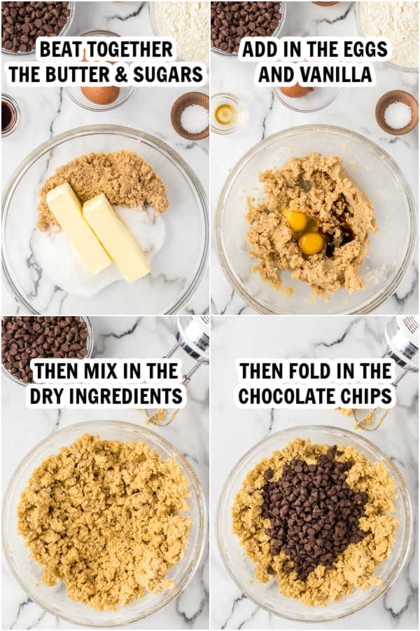 Crumble chocolate chip cookie recipe - copycat crumbl cookie recipe