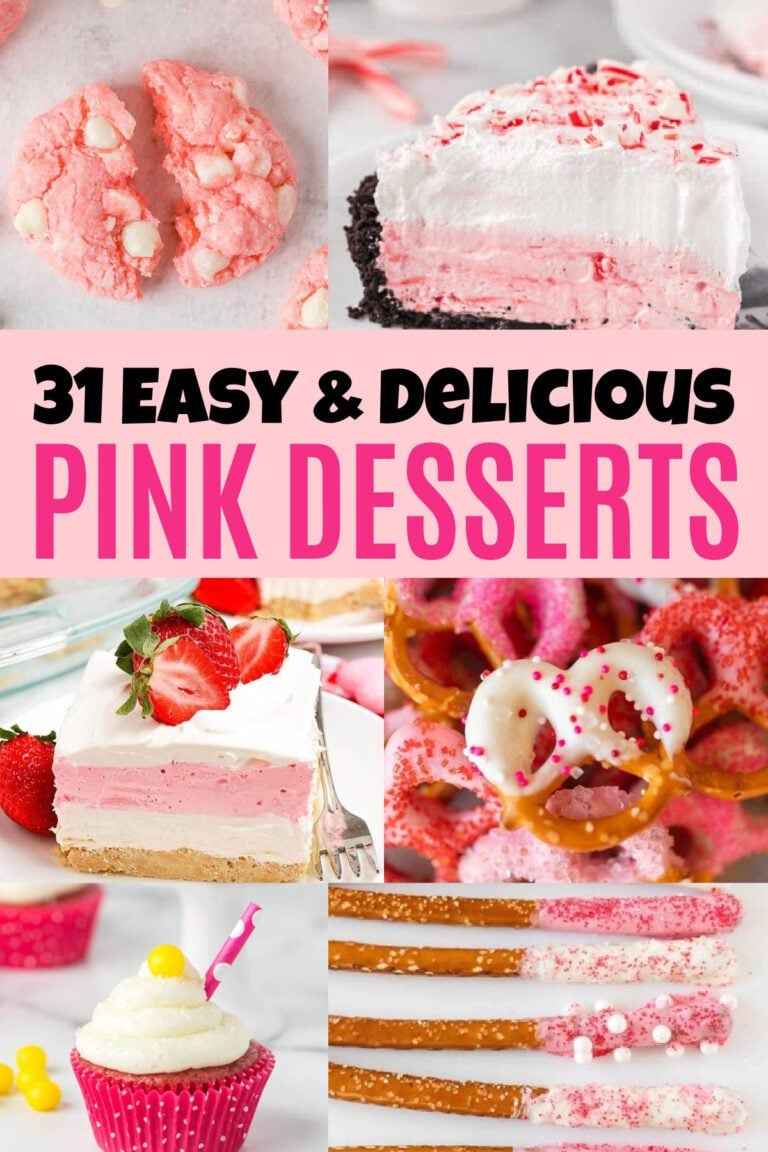 Pink Desserts - Desserts on a Dime