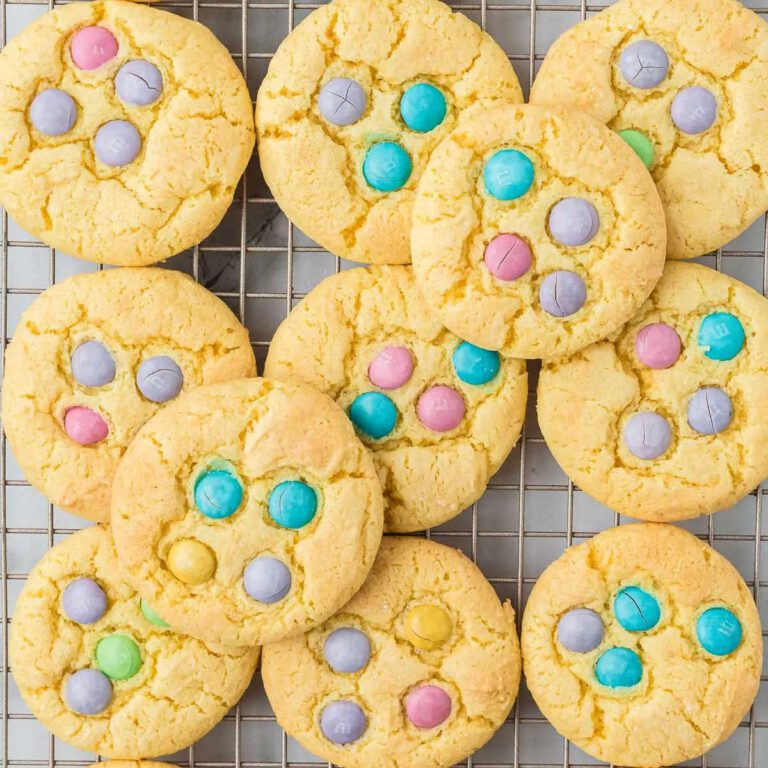 Easter Cake Mix Cookies - Desserts on a Dime
