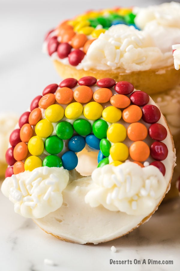 Rainbow Donuts - how to make rainbow donuts