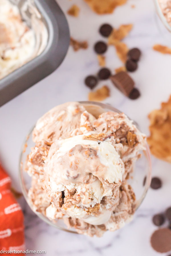 Reese's Peanut Butter Cup Ice Cream Recipe - No Churn Recipe