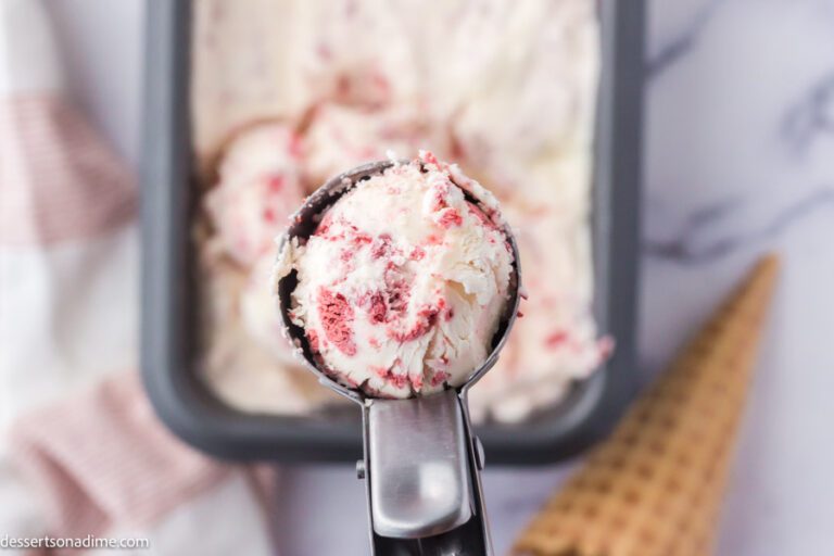 Red Velvet Ice Cream Recipe - 4 ingredients