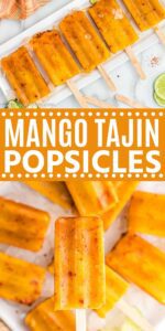 Mango Tajin Popsicle - Homemade mango tajin popsicle recipe