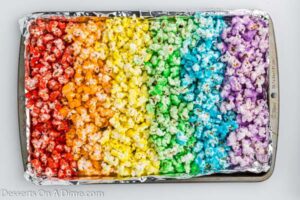 Rainbow Popcorn - How to make rainbow popcorn