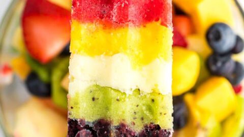 Rainbow Popsicles - Healthy Popsicle Recipe
