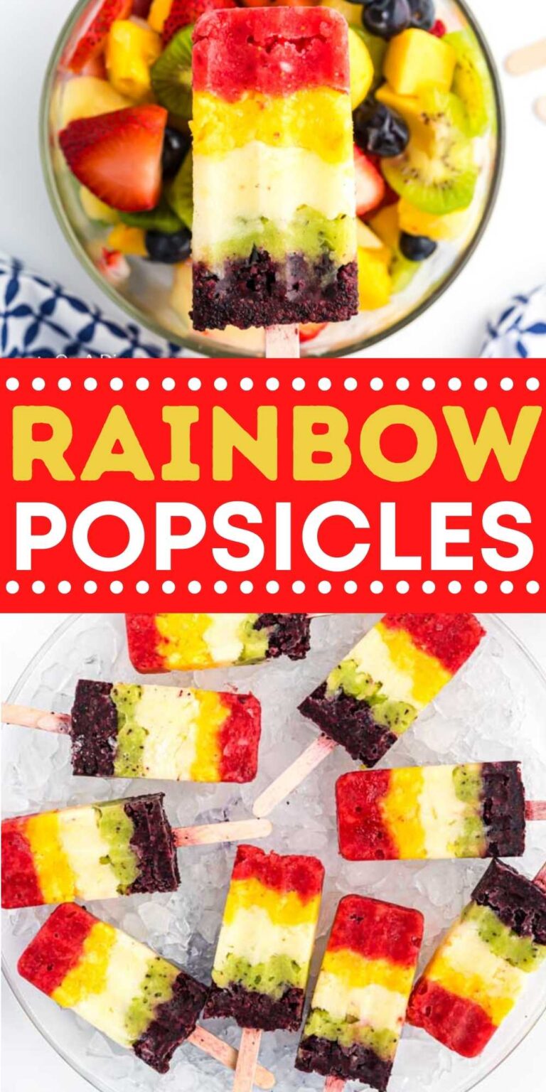 Rainbow Popsicles - Healthy Popsicle Recipe