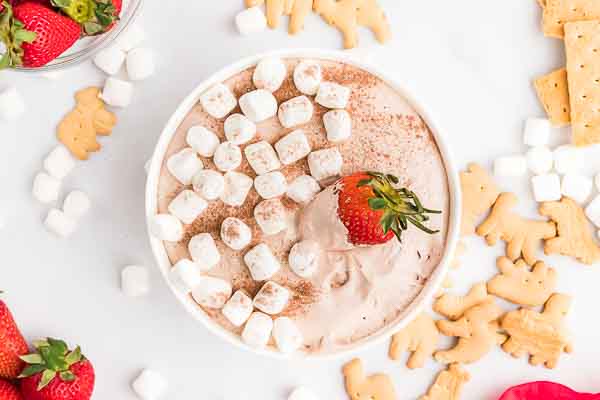Hot Chocolate Dip - 4 Ingredient Dip Recipe