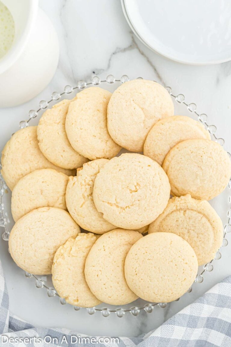 Old Fashioned Sugar Cookies - Desserts on a Dime