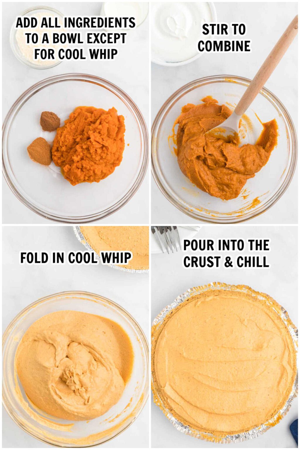 No Bake Pumpkin Pie (& VIDEO!) - Easy No Bake Recipe