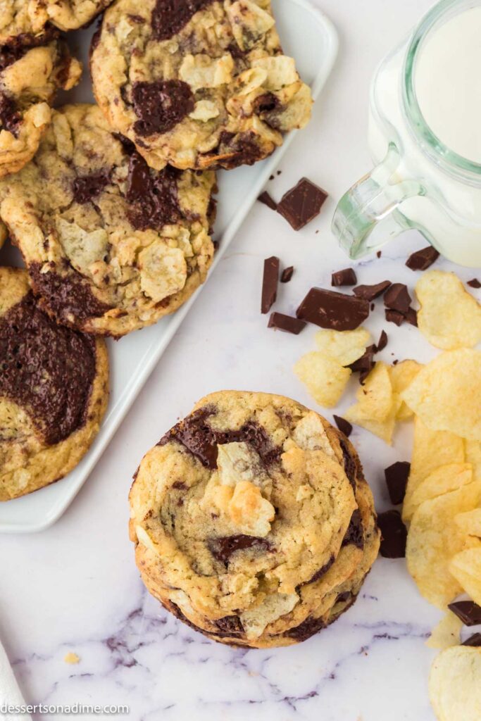 Potato Chip Cookies - Potato Chip Chocolate Chip Cookies