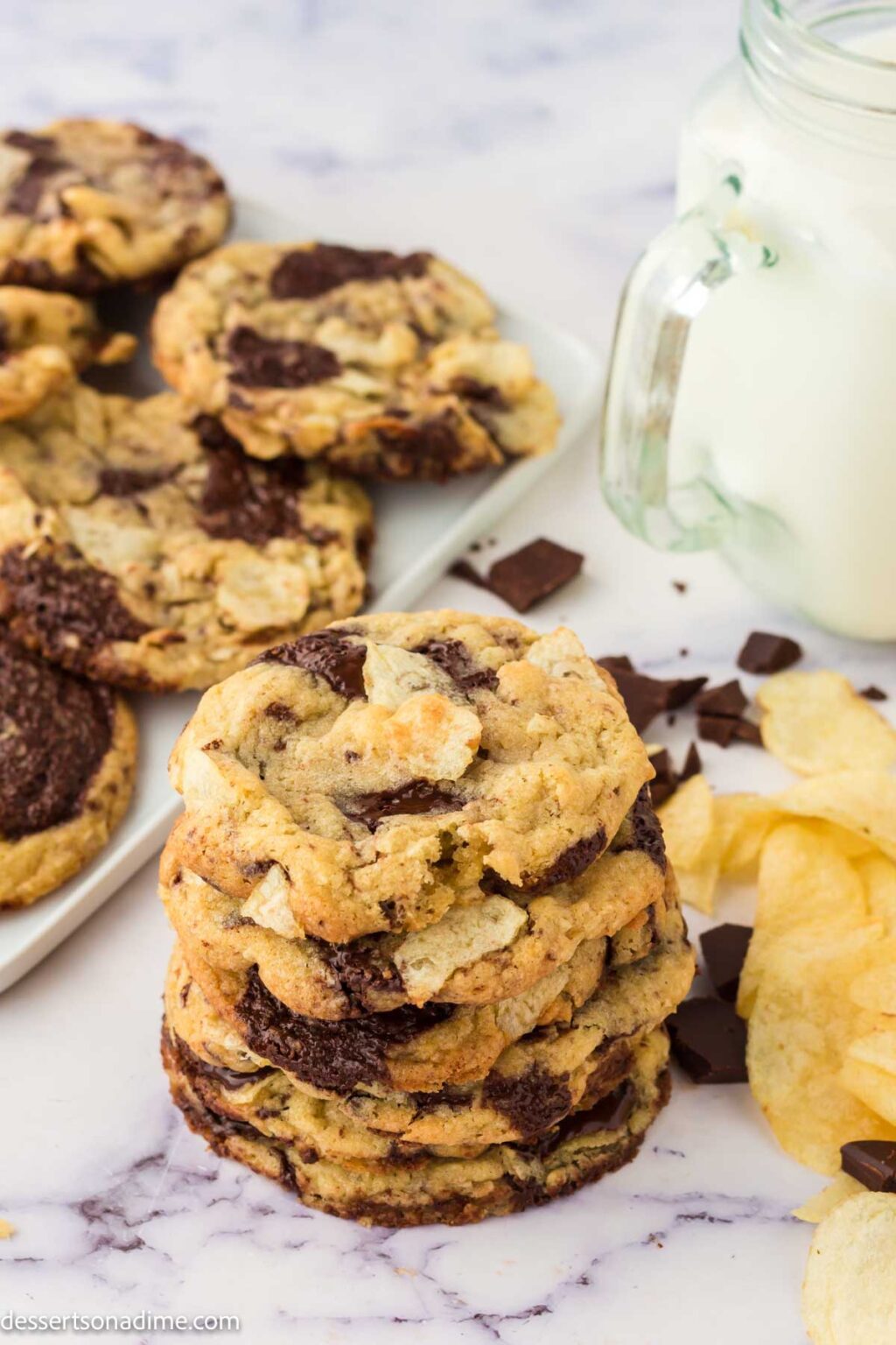 Potato Chip Cookies - Potato Chip Chocolate Chip Cookies