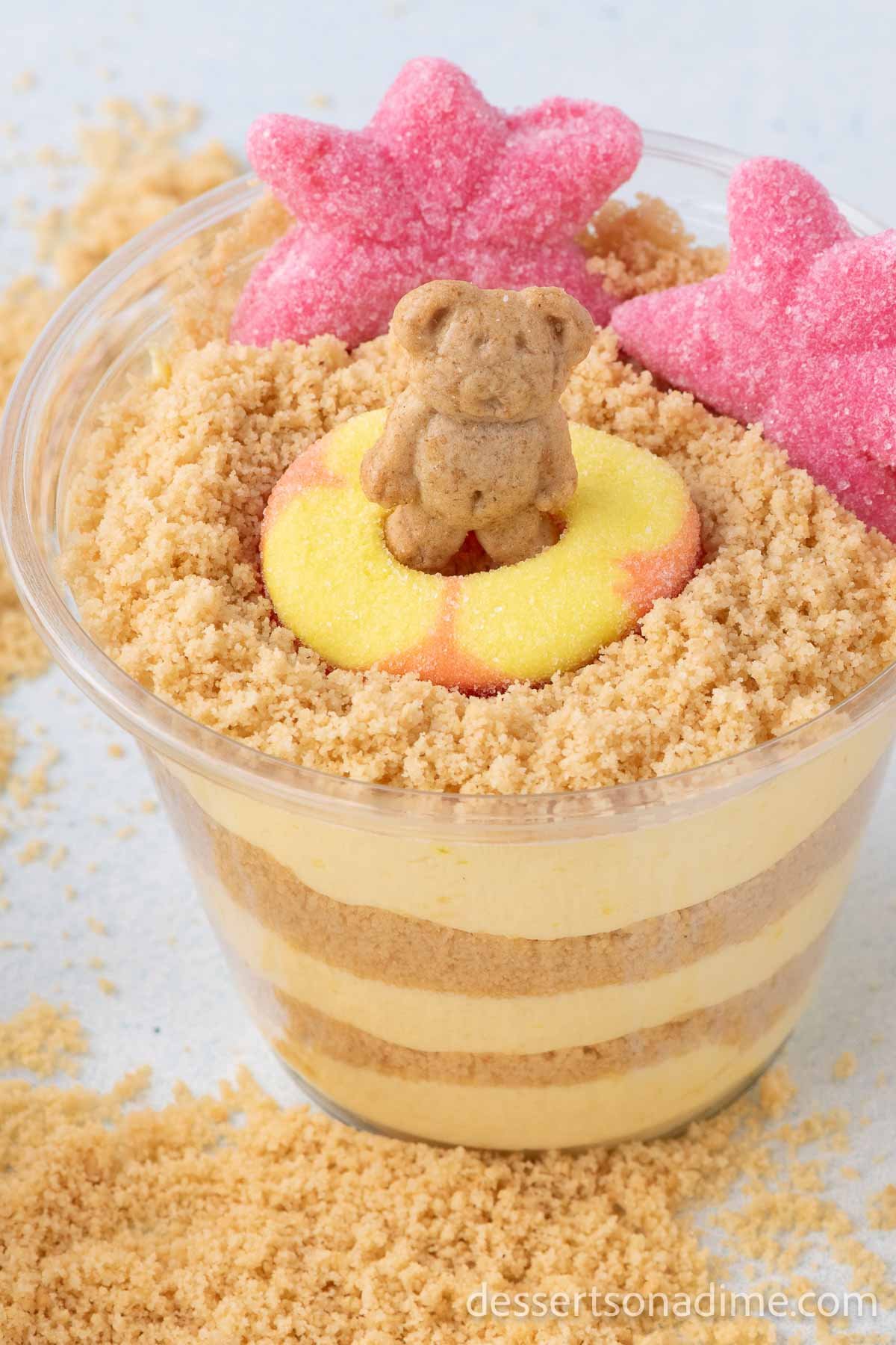 Sand Pudding Cups - Desserts on a Dime