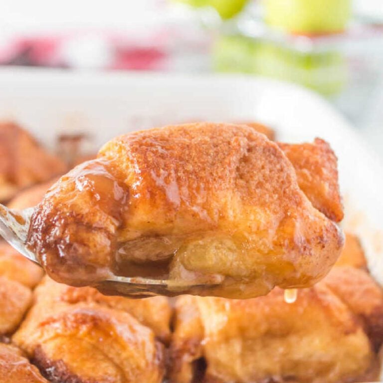 Crescent Roll Apple Dumplings - Desserts on a Dime