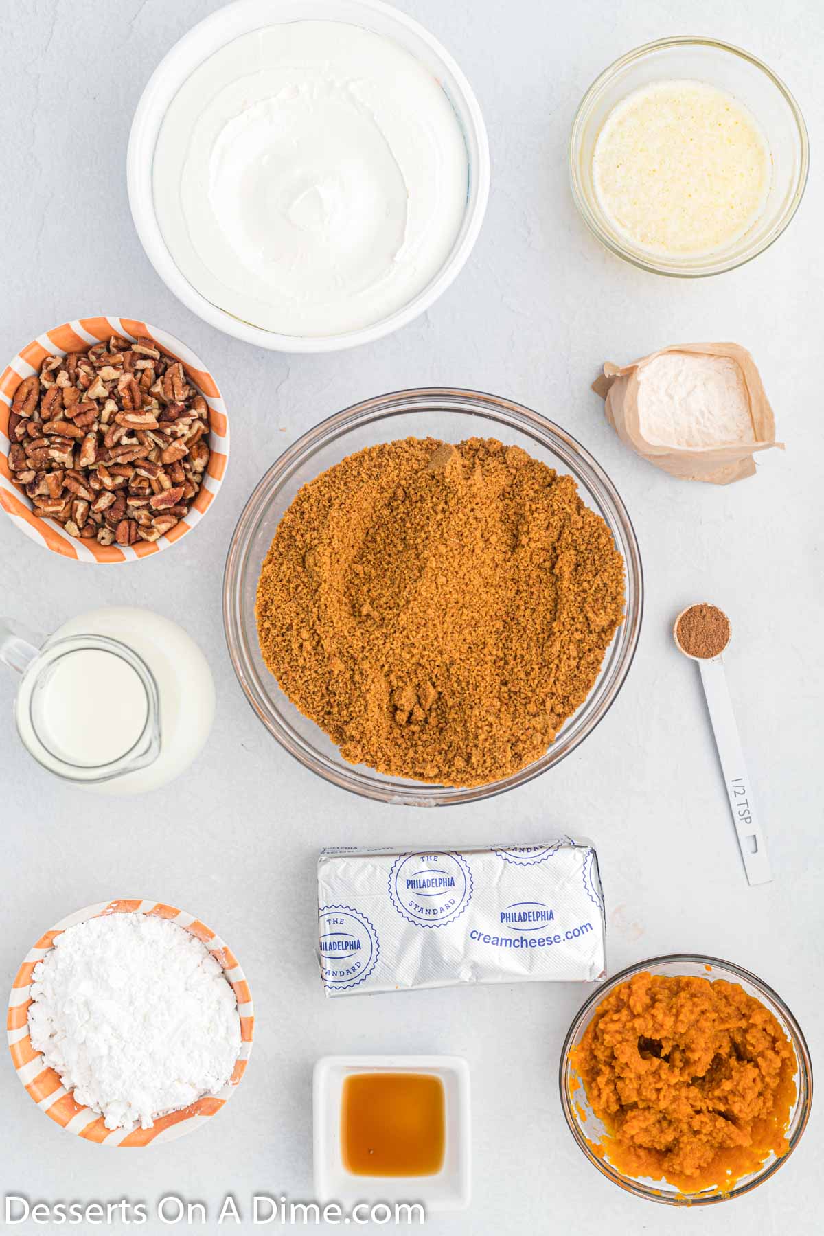 Pumpkin Dream Bars - No Bake Dessert Recipe