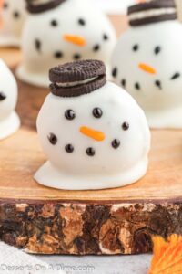 Snowman Oreo Balls - No Bake Treat