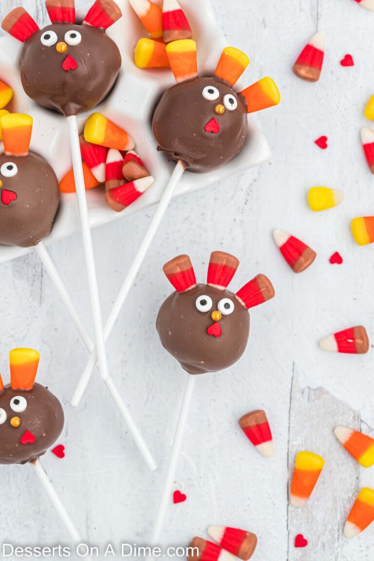 Thanksgiving Cake Pops - Turkey Cake Pops