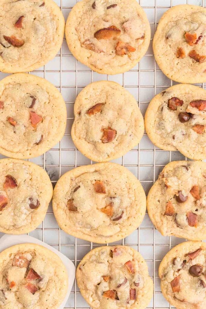 Bacon Chocolate Chip Cookies Recipe - Desserts on a Dime
