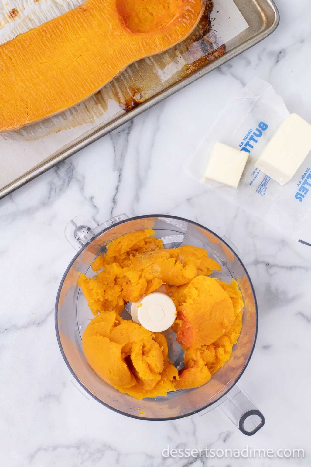 Butternut Squash Pie - Desserts on a Dime