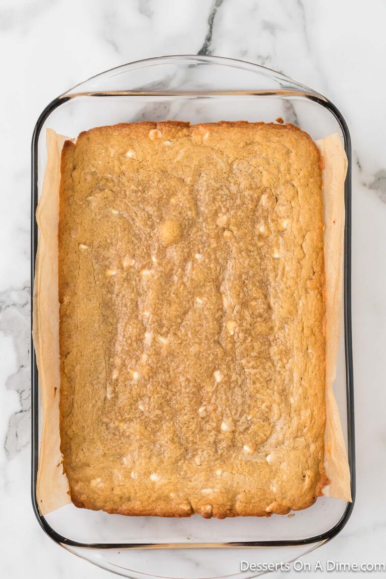 Blondie Recipe - Desserts on a Dime