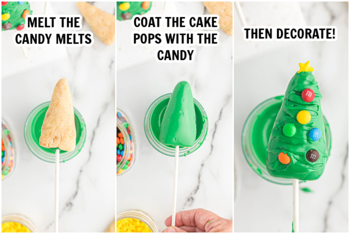 Christmas Tree Cake Pops Recipe - Desserts On A Dime