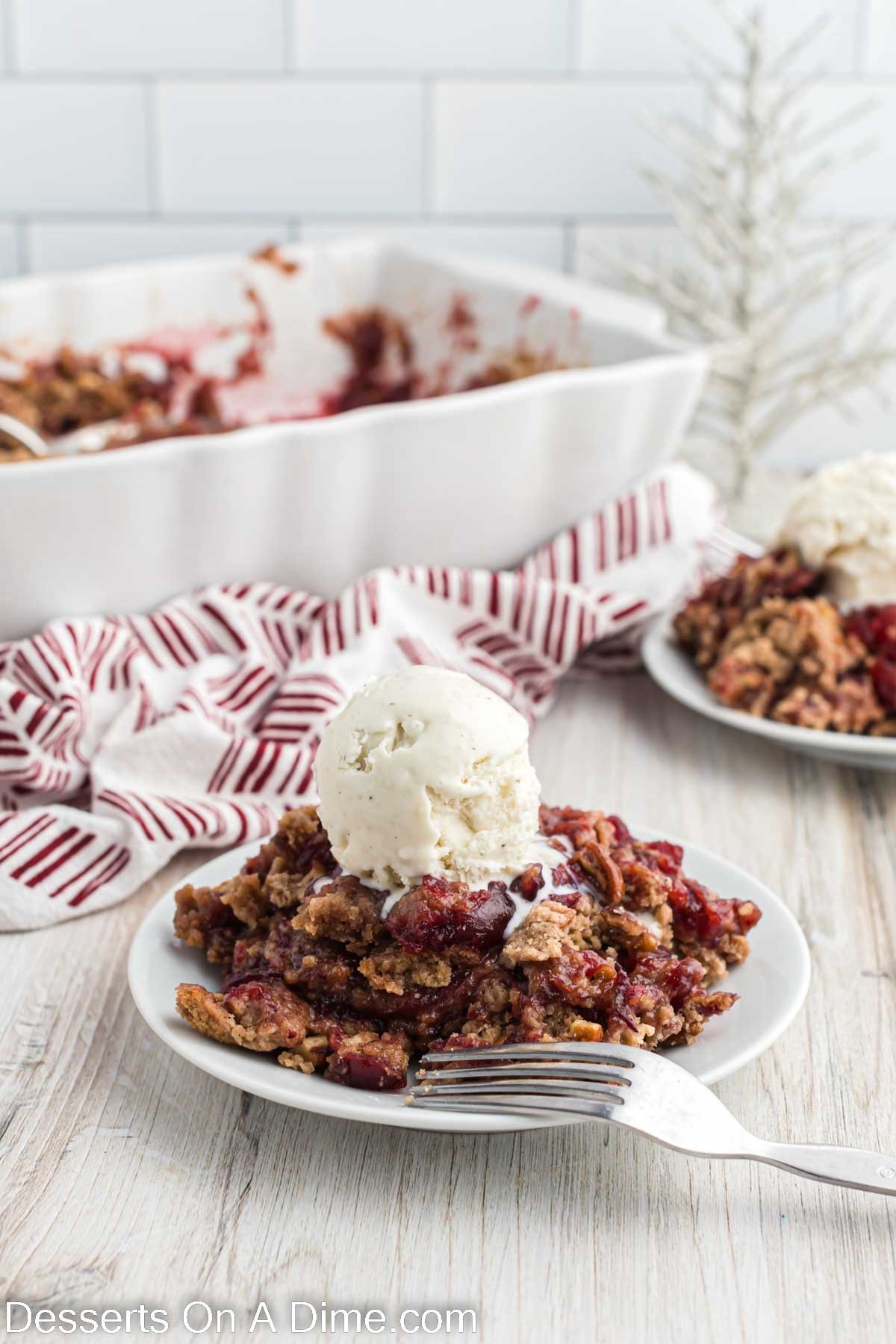 Christmas Dump Cake - Desserts on a Dime