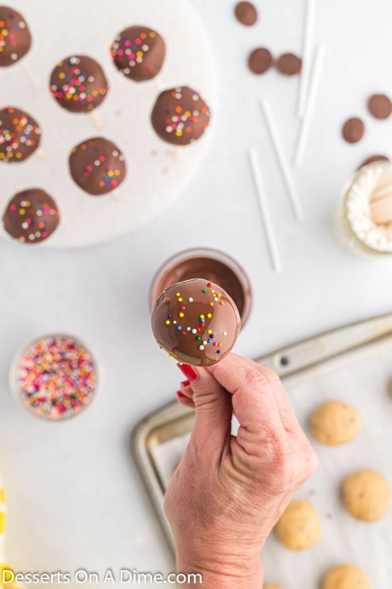 Cookie Dough Cake Pops