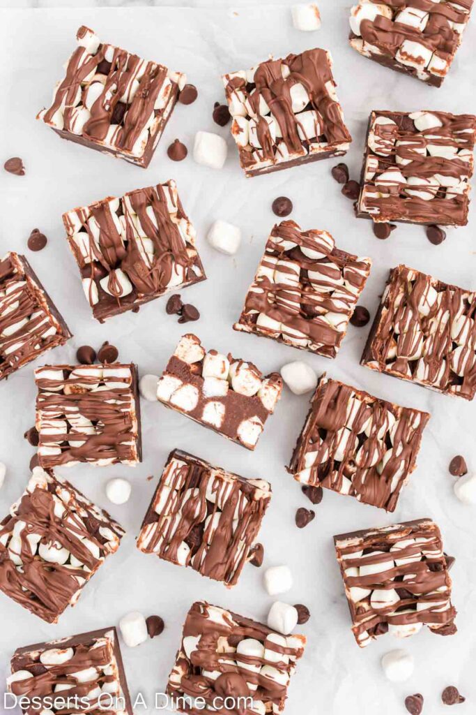 Hot Chocolate Fudge - fudge with hot chocolate mix