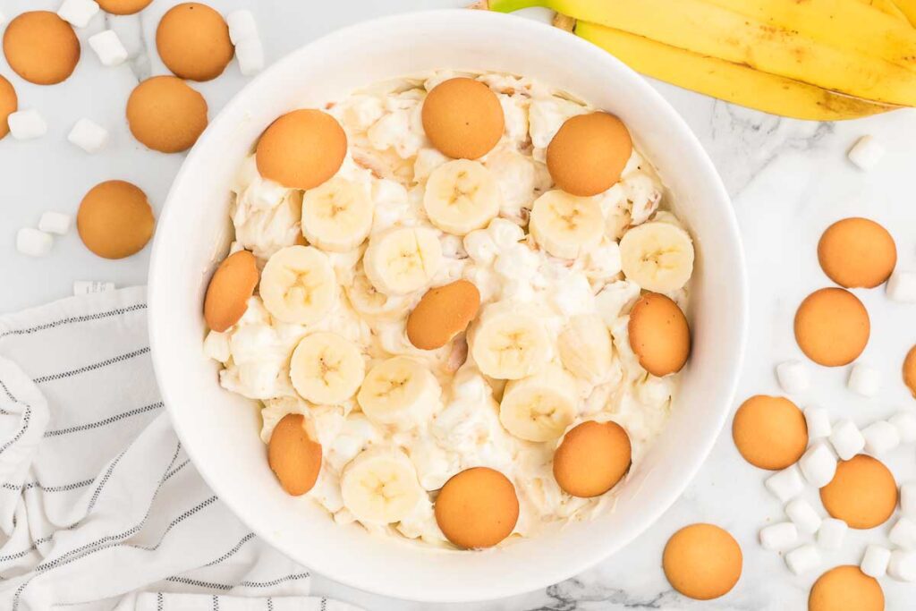Banana Pudding Fluff - Homemade Banana Pudding Fluff