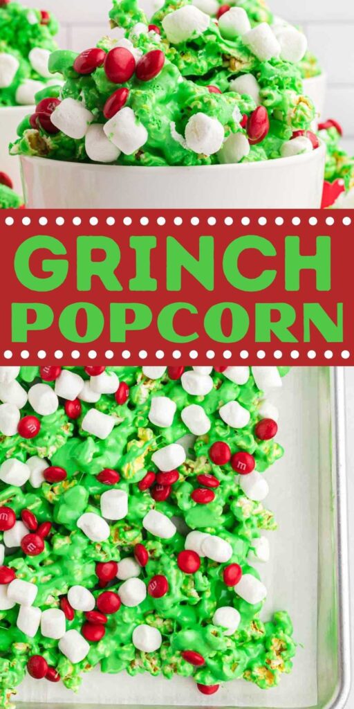 Grinch Popcorn (& VIDEO!)- Festive Grinch Popcorn recipe