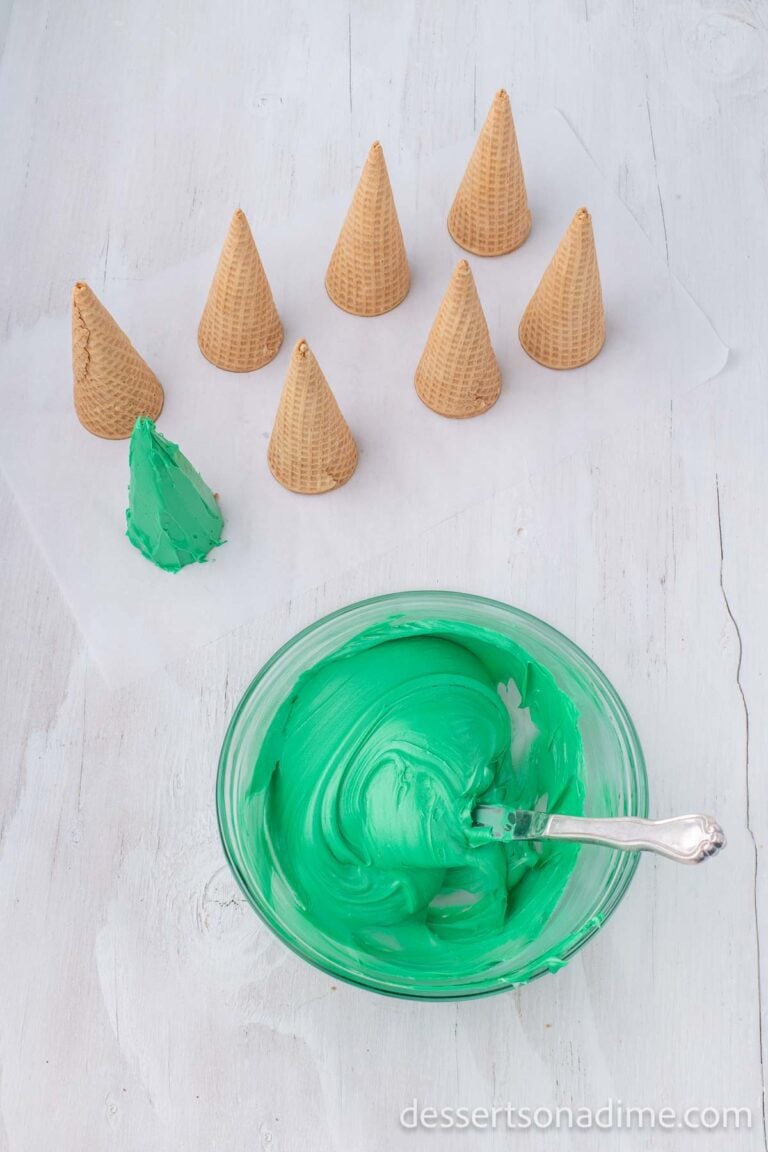 Ice Cream Cone Christmas Trees -Christmas Tree Ice Cream Cone