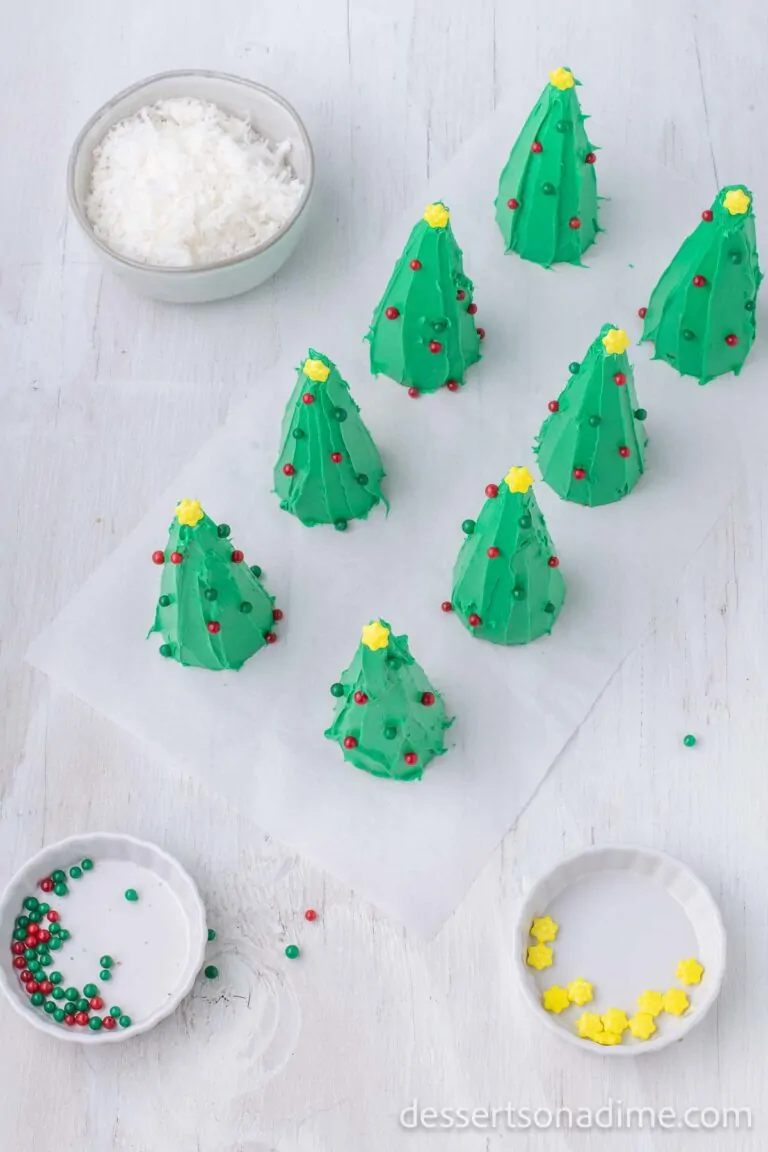 Ice Cream Cone Christmas Trees -Christmas Tree Ice Cream Cone