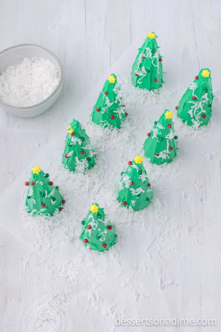Ice Cream Cone Christmas Trees -Christmas Tree Ice Cream Cone