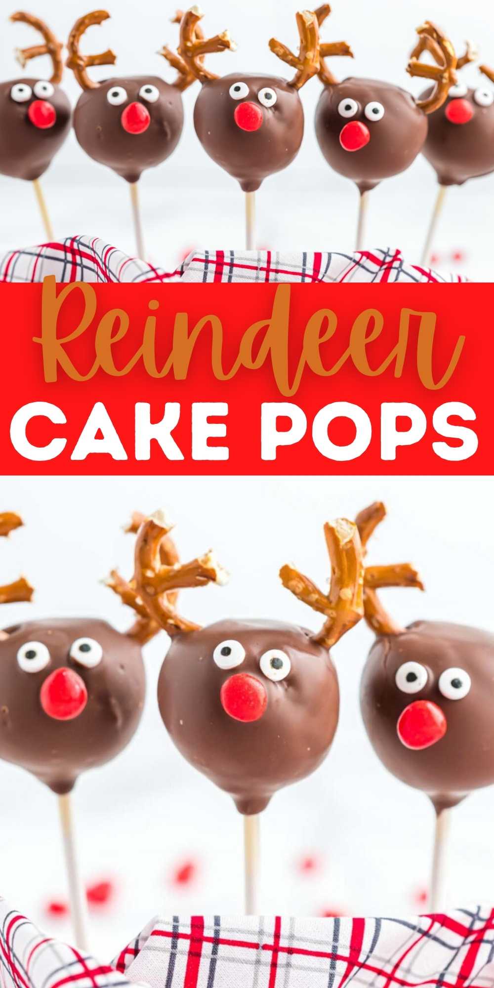 Reindeer Cake Pops - Easy Festive Treat