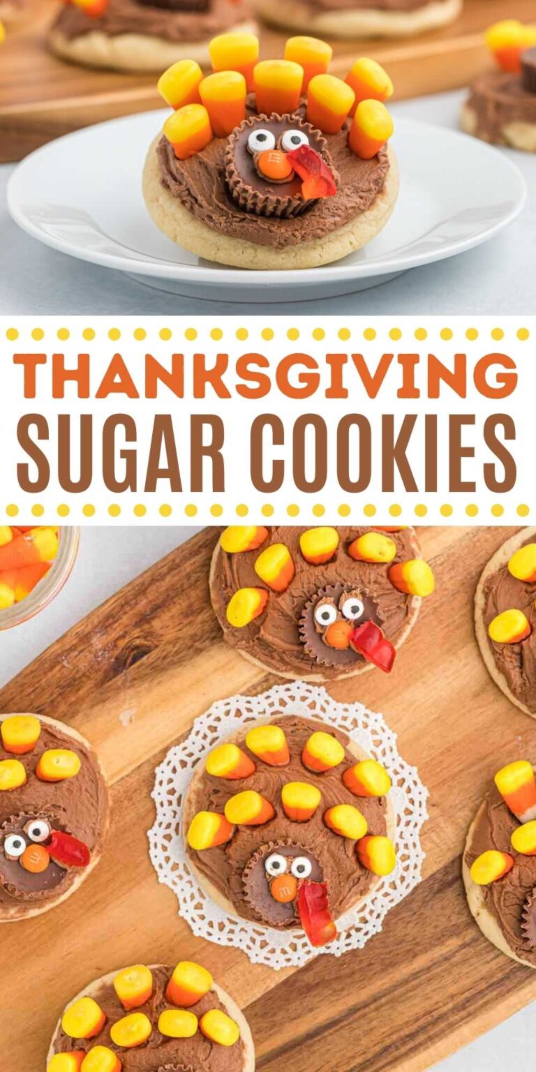 Thanksgiving Sugar Cookies - Turkey Sugar Cookies