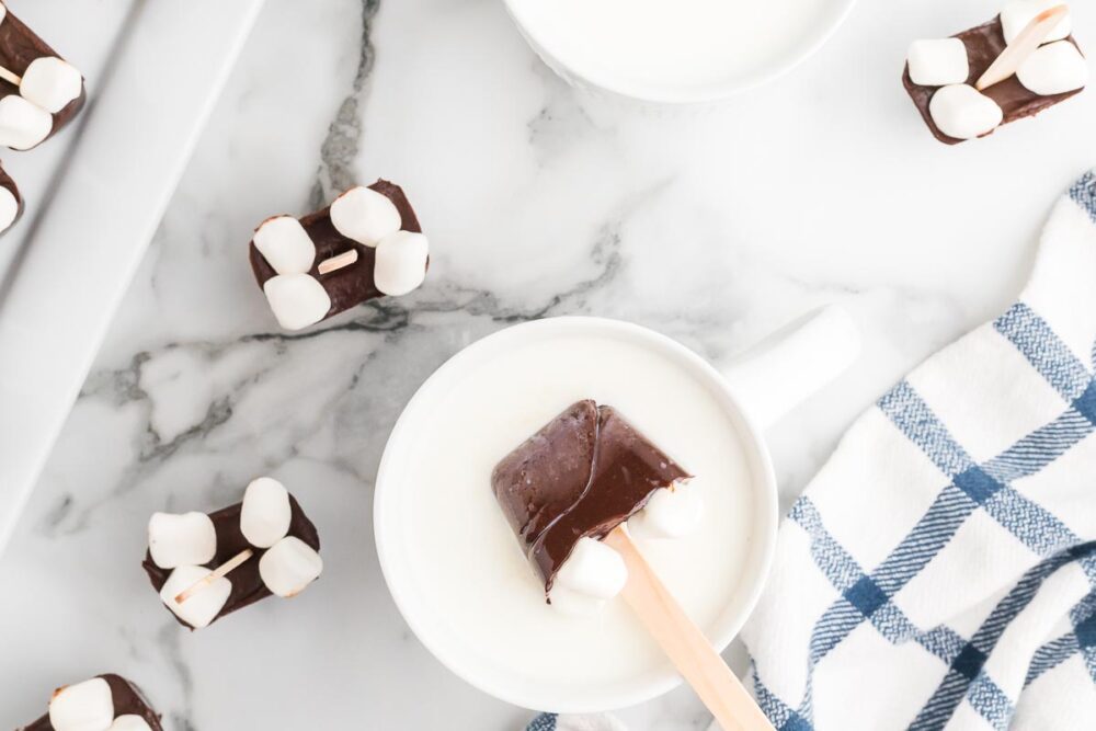 Hot Chocolate on a Stick - Easy Hot Cocoa Recipe