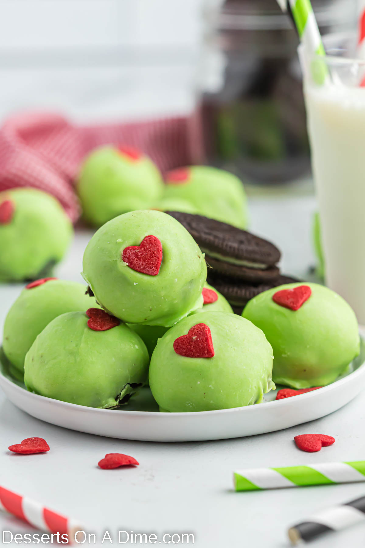 Grinch Oreo Truffles, Festive Christmas Oreo Balls