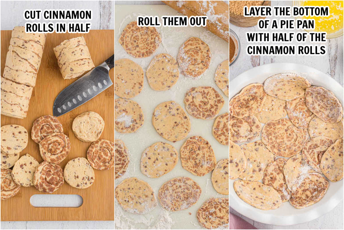 Cinnamon Roll Pie Recipe - The Best Cinnamon Roll Pie