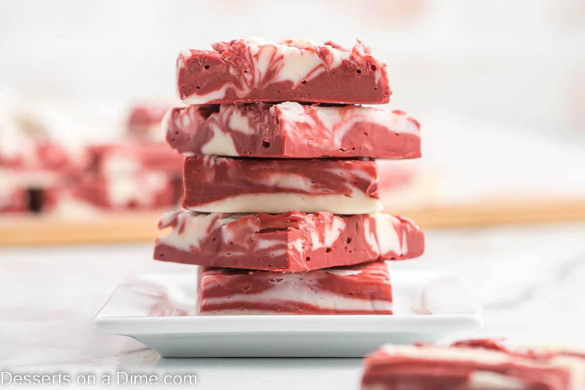 Red Velvet Fudge - Delicious Red Velvet Fudge Recipe