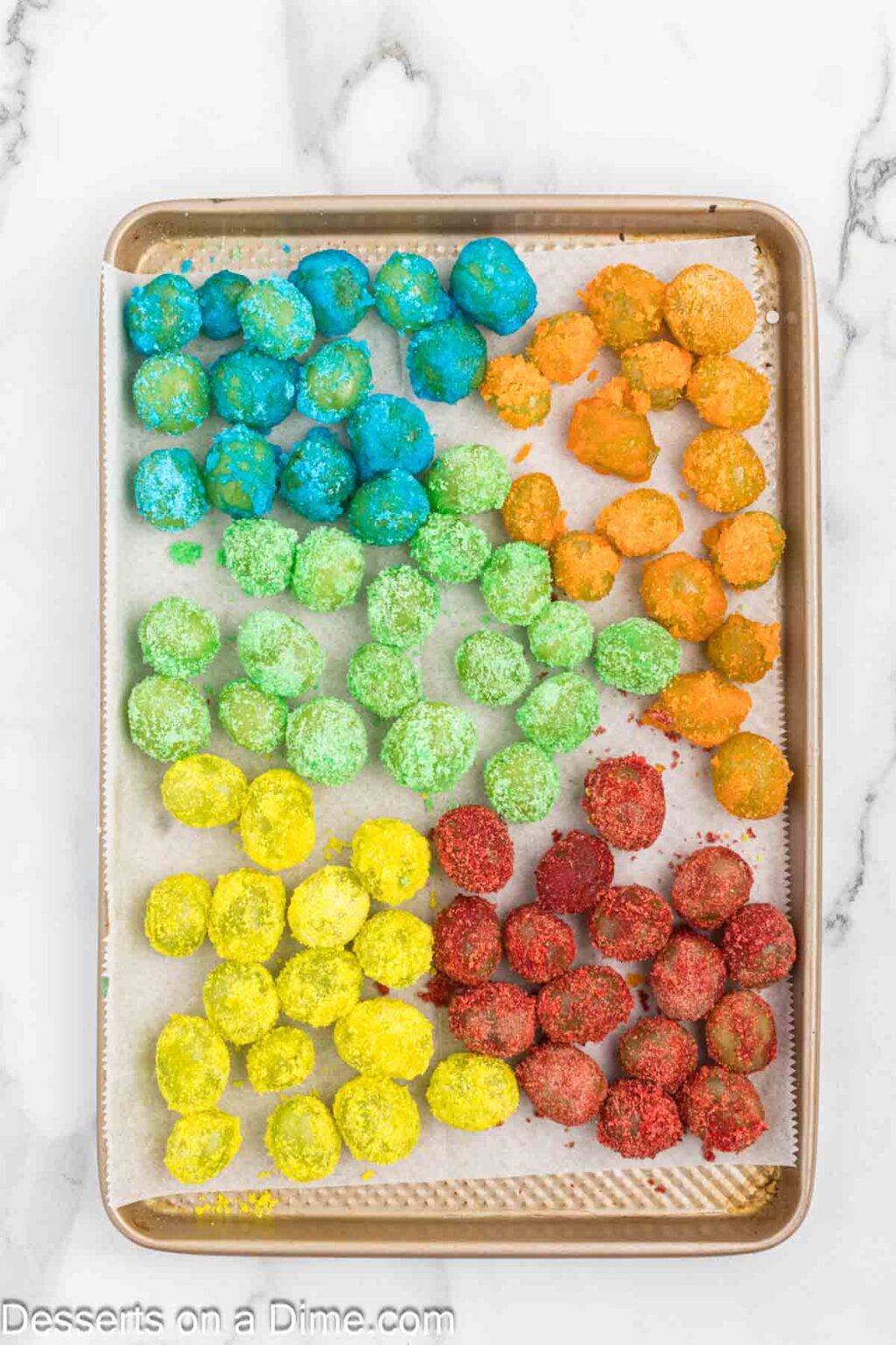 Sour Candy Grapes and Sour Patch Grapes - Desserts on a Dime