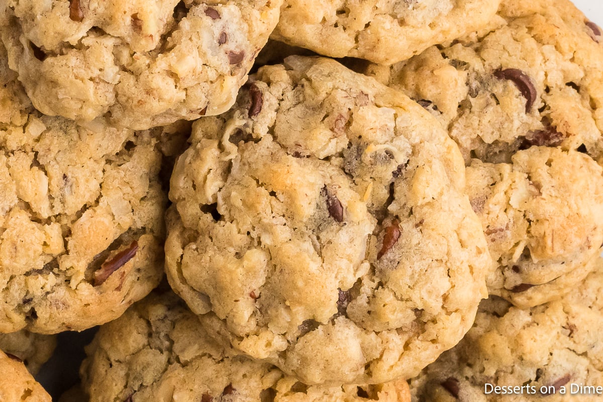 Cowboy Cookies Recipe - Desserts on a Dime